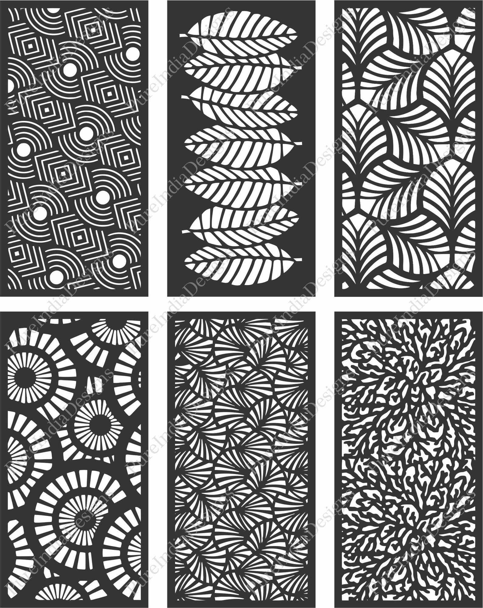 Buy 6 Pcs Bundle Partitions room Divider files Vector Panel Online in ...