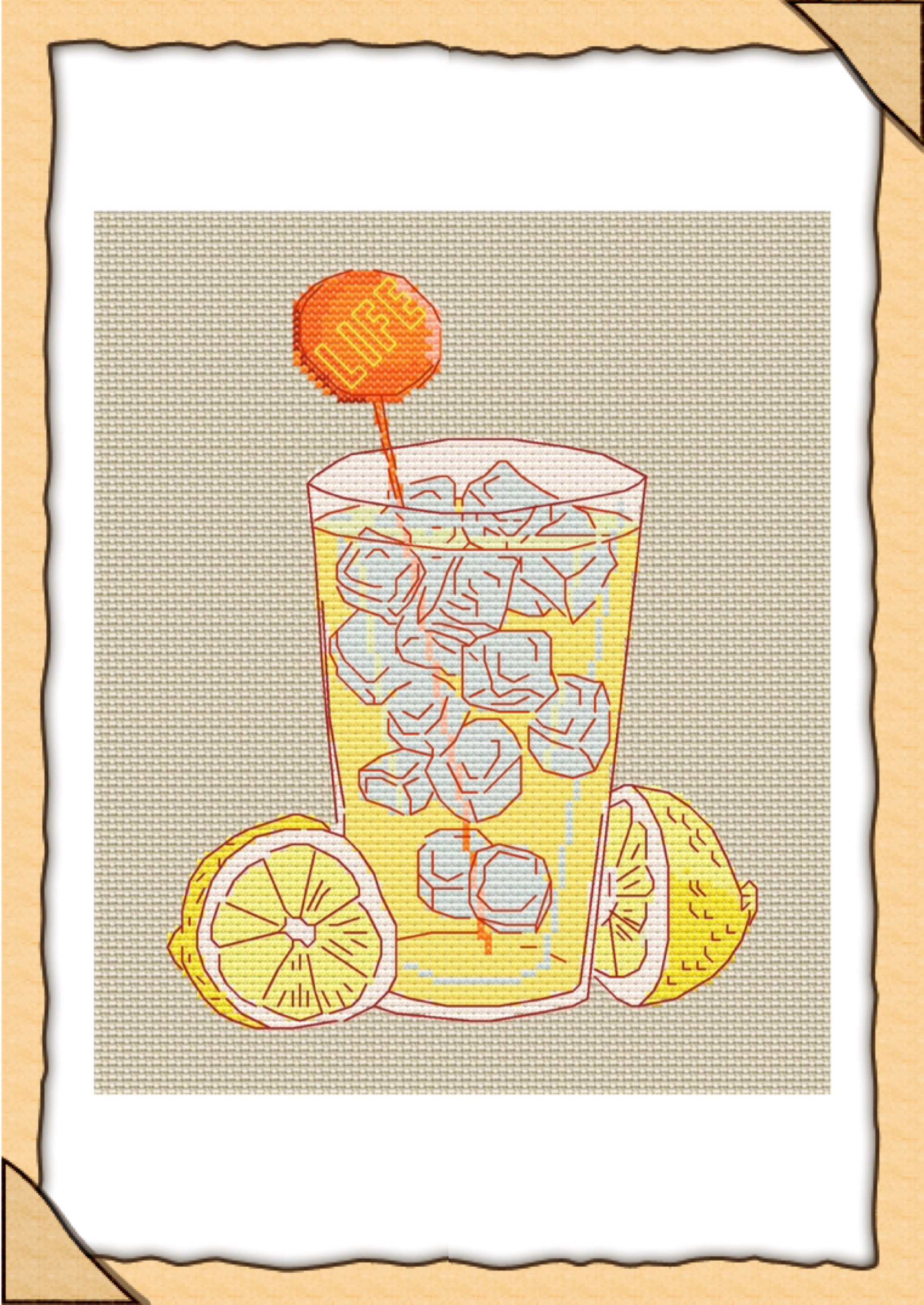 When Life Gives You Lemons, Make Lemonade. Cross Stitch Chart Pattern ...