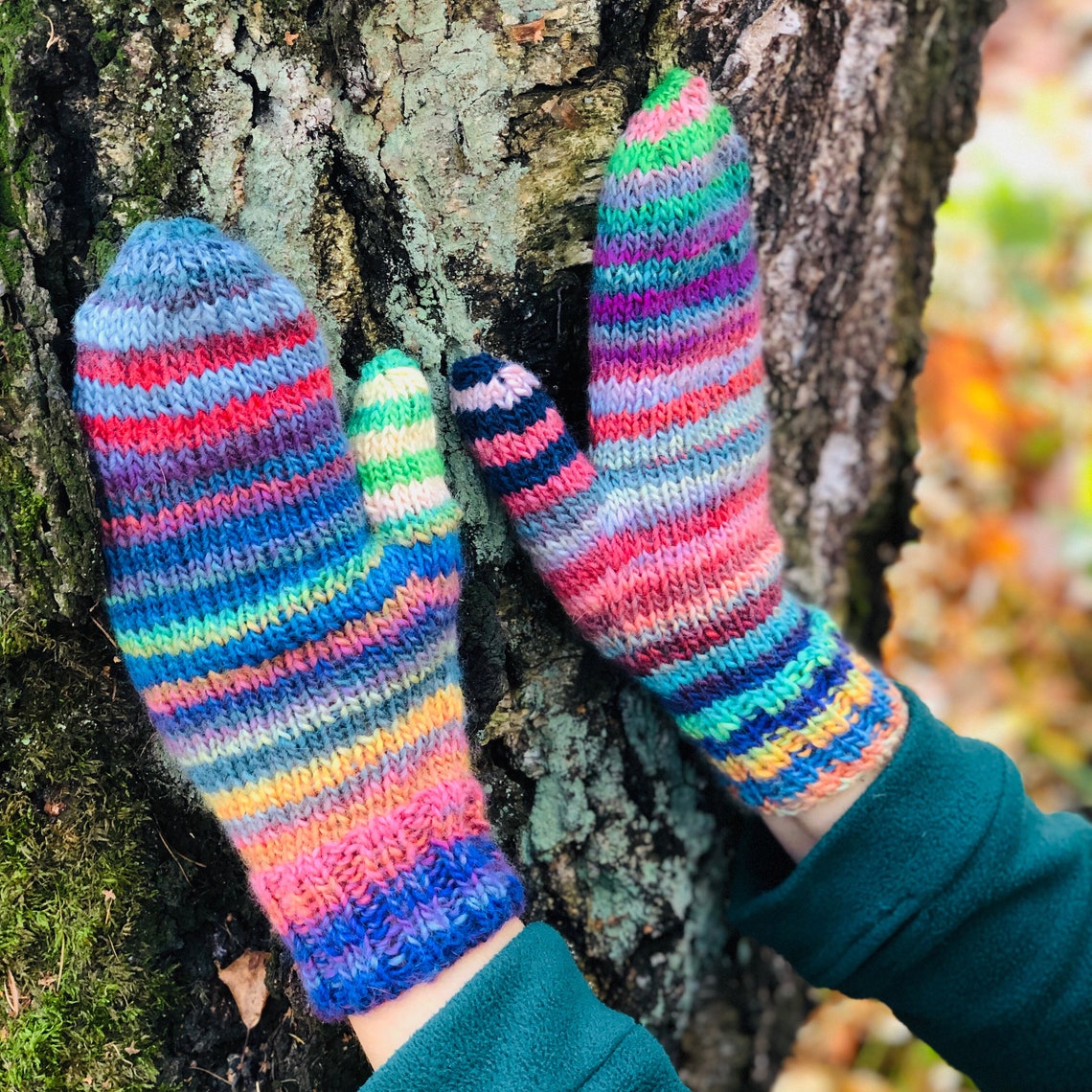 Winter Mittens Wool Mittens Winter Gloves Warm Mittens - Etsy