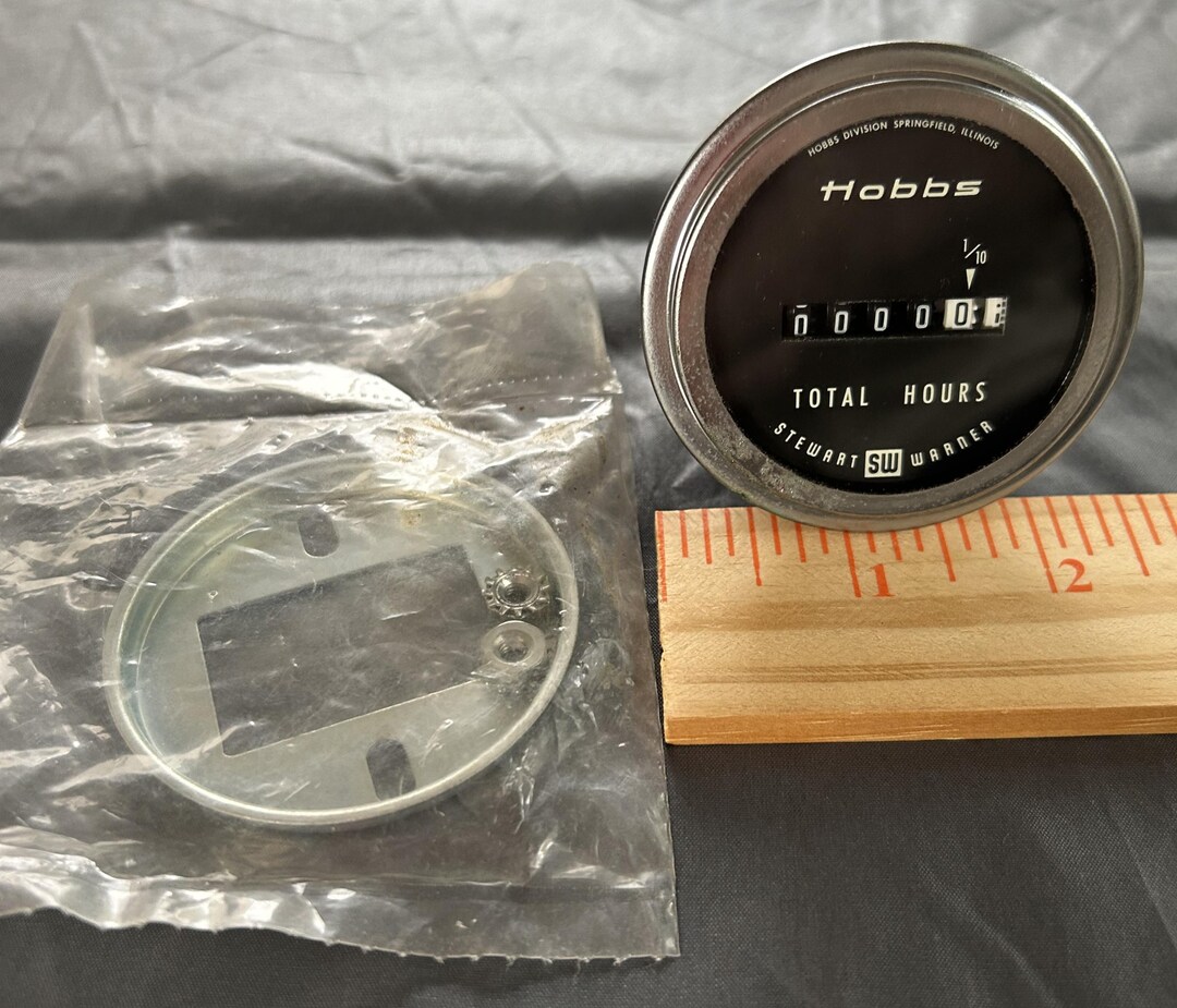 Vintage Hobbs Stewart Warner Truck Hr Meter 15002 F/05 4 - 40 VDC -new ...