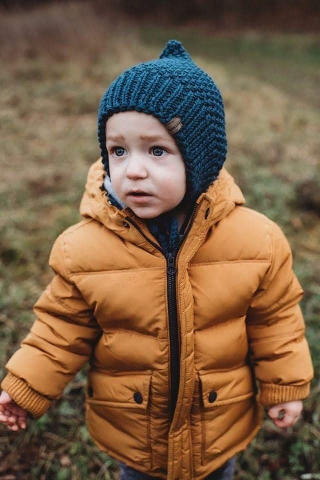 Hand Knitted Organic Merino Wool Pixie Bonnet in 6 Colours | Etsy Australia