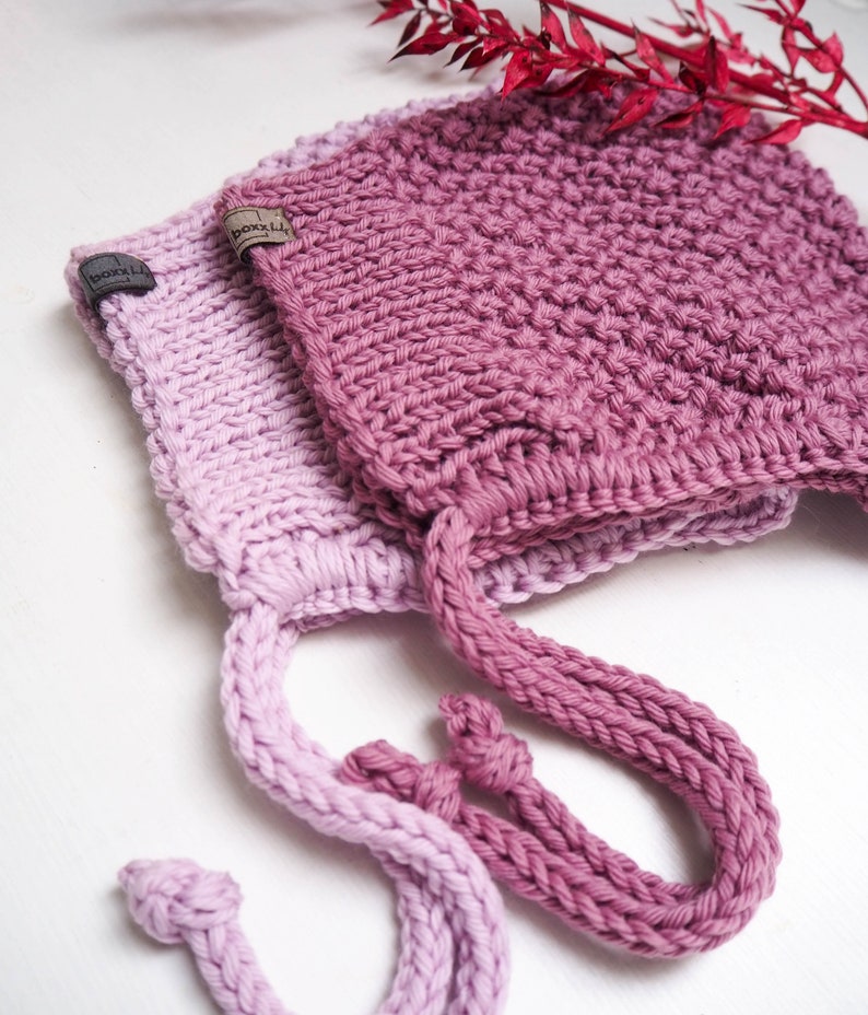 Hand Knitted Organic Merino Wool Pixie Bonnet in 6 Colours - Etsy Australia