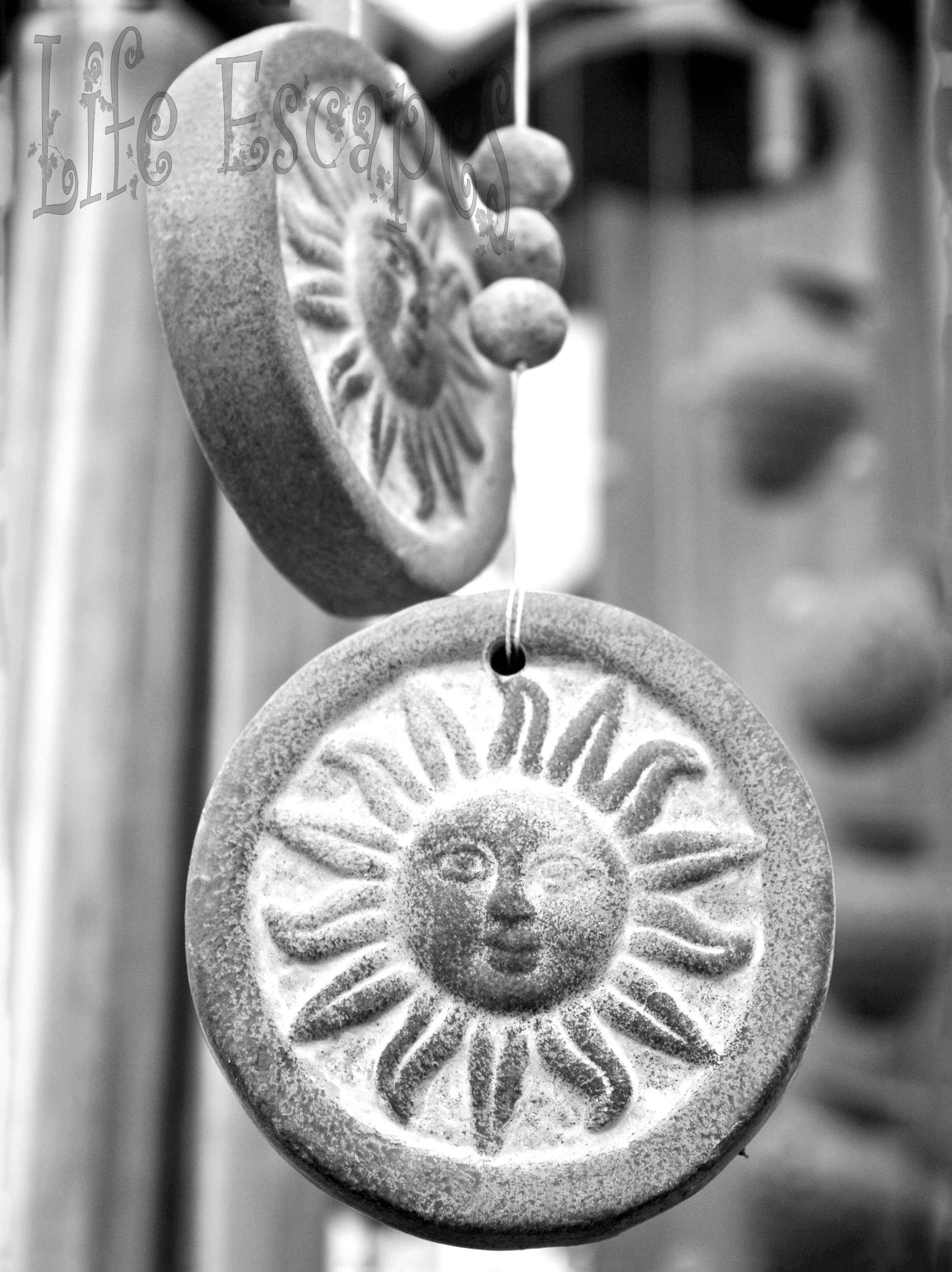 Grayscale Coloring Pages Wind Chimes Sampler 10 Full Size | Etsy