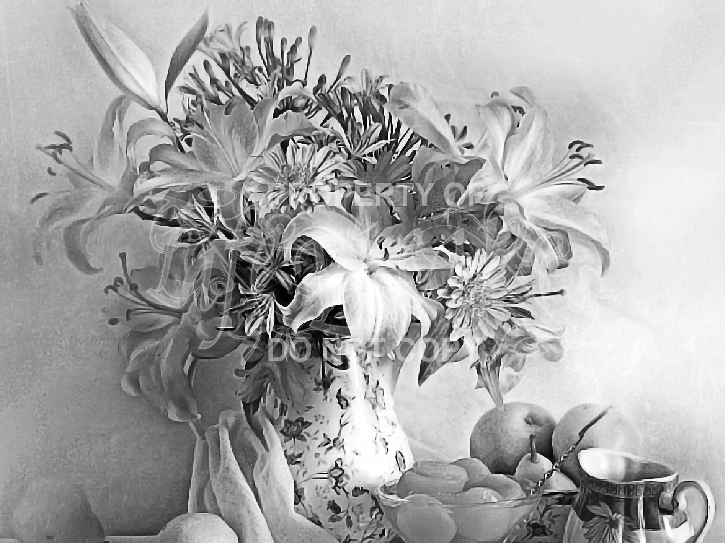 Coloring Book still Life Series 4 Sampler 10 Grayscale | Etsy