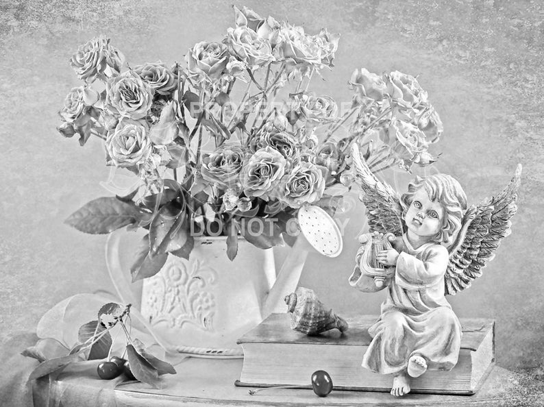 Coloring Book still Life Series 4 Sampler 10 Grayscale Coloring Pages ...