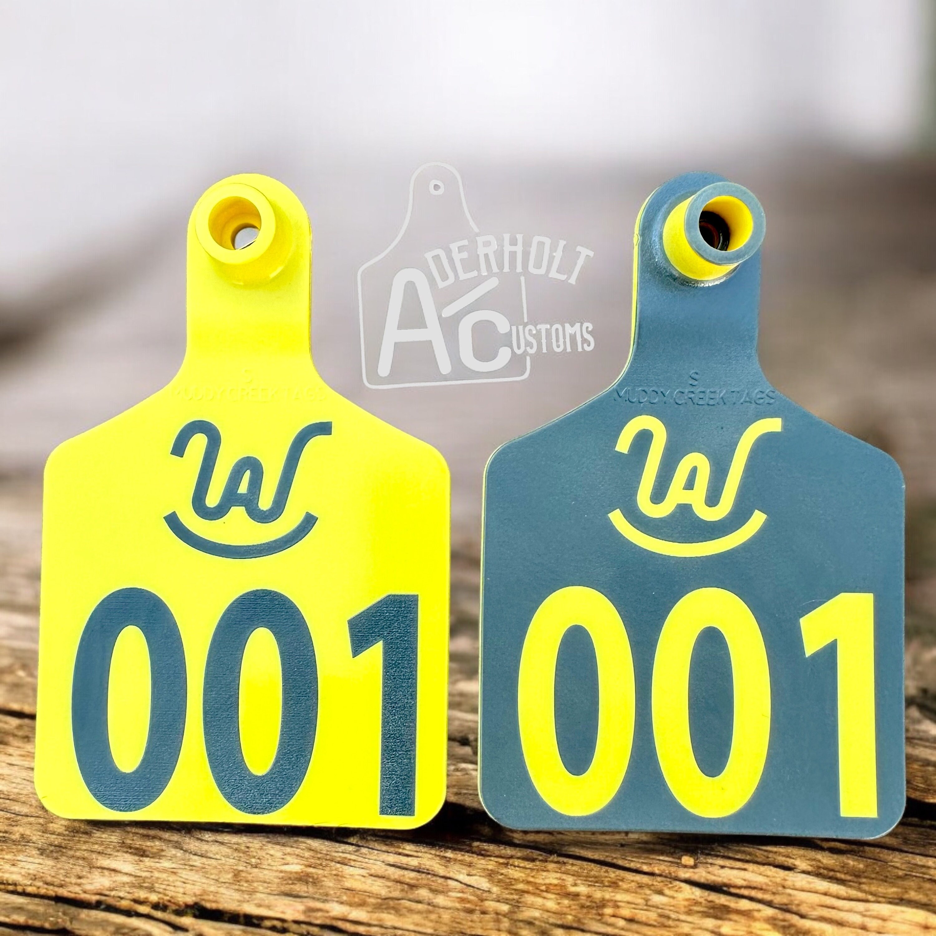 Laser Engraved Custom Cattle Ear Tag – Personalized Livestock ID – Add ...