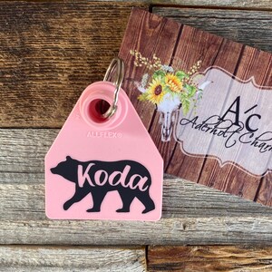 Custom Dog Tag Allflex Livestock Tags Personalized Pet ID - Etsy