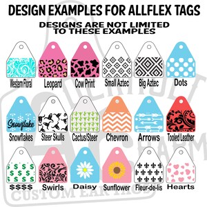 Custom Dog Tag Allflex Livestock Tags Personalized Pet ID - Etsy