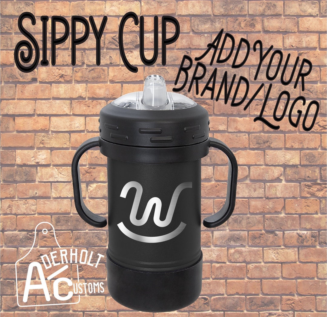 Personalized Insulated Sippy Cup With Cattle Brand or Logo Laser ...