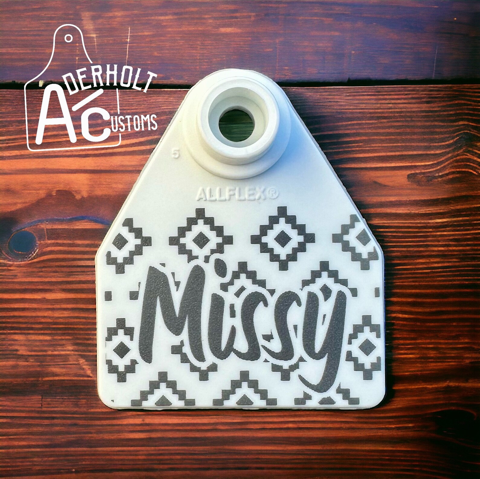 Custom Dog Tag Allflex Livestock Tags Laser Engraved Personalized Pet ...