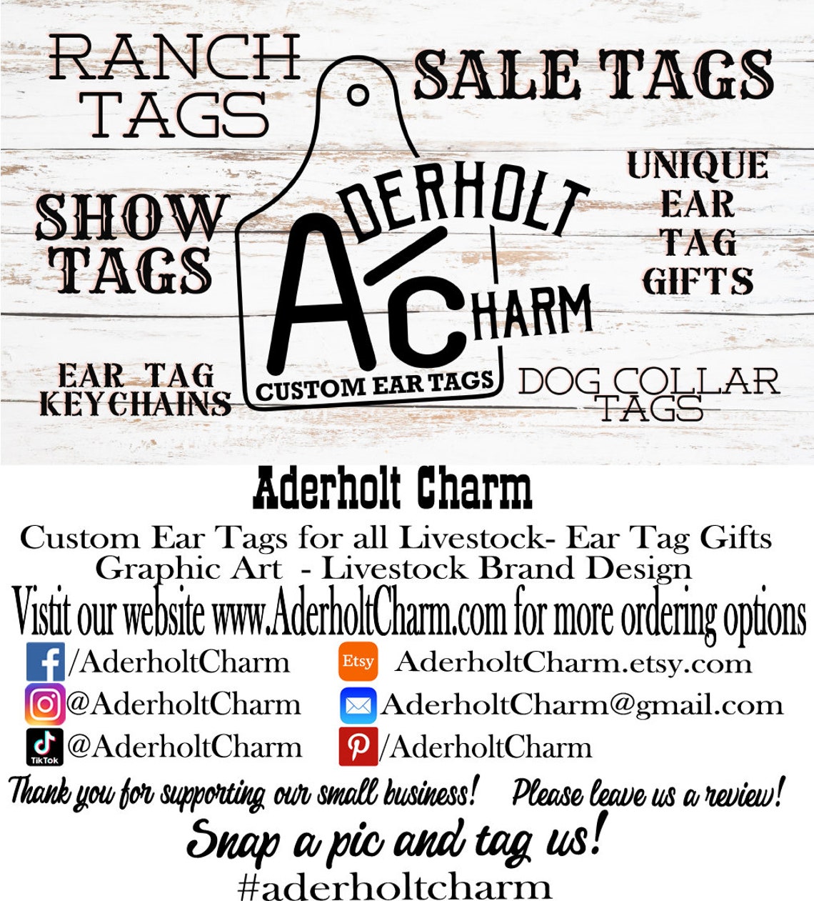 Check the Back Seat for Me Reminder Cattle Ear Tag Prevent - Etsy