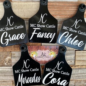 Custom Engraved Ear Tag Add Your Cattle Brand Lifetime Warranty Ritchey ...