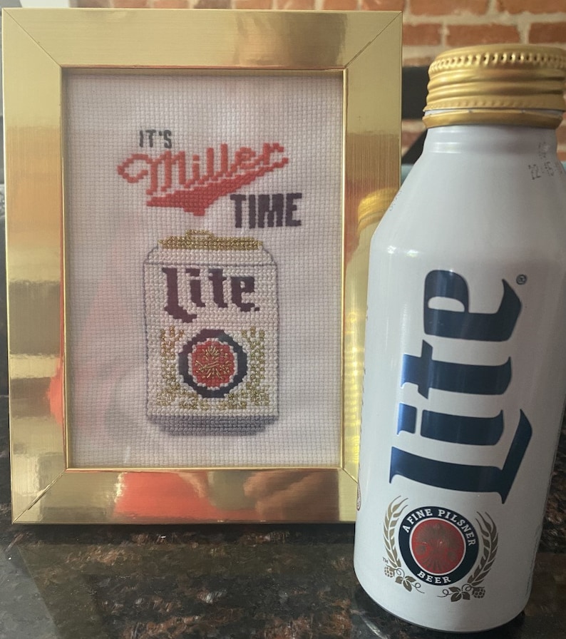 It's Miller Time *** Cross Stitch Pattern Only *** - Etsy