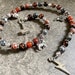 Perun Prayer Bead Necklace in Garnet: Slavic God of Thunder, Fertility ...