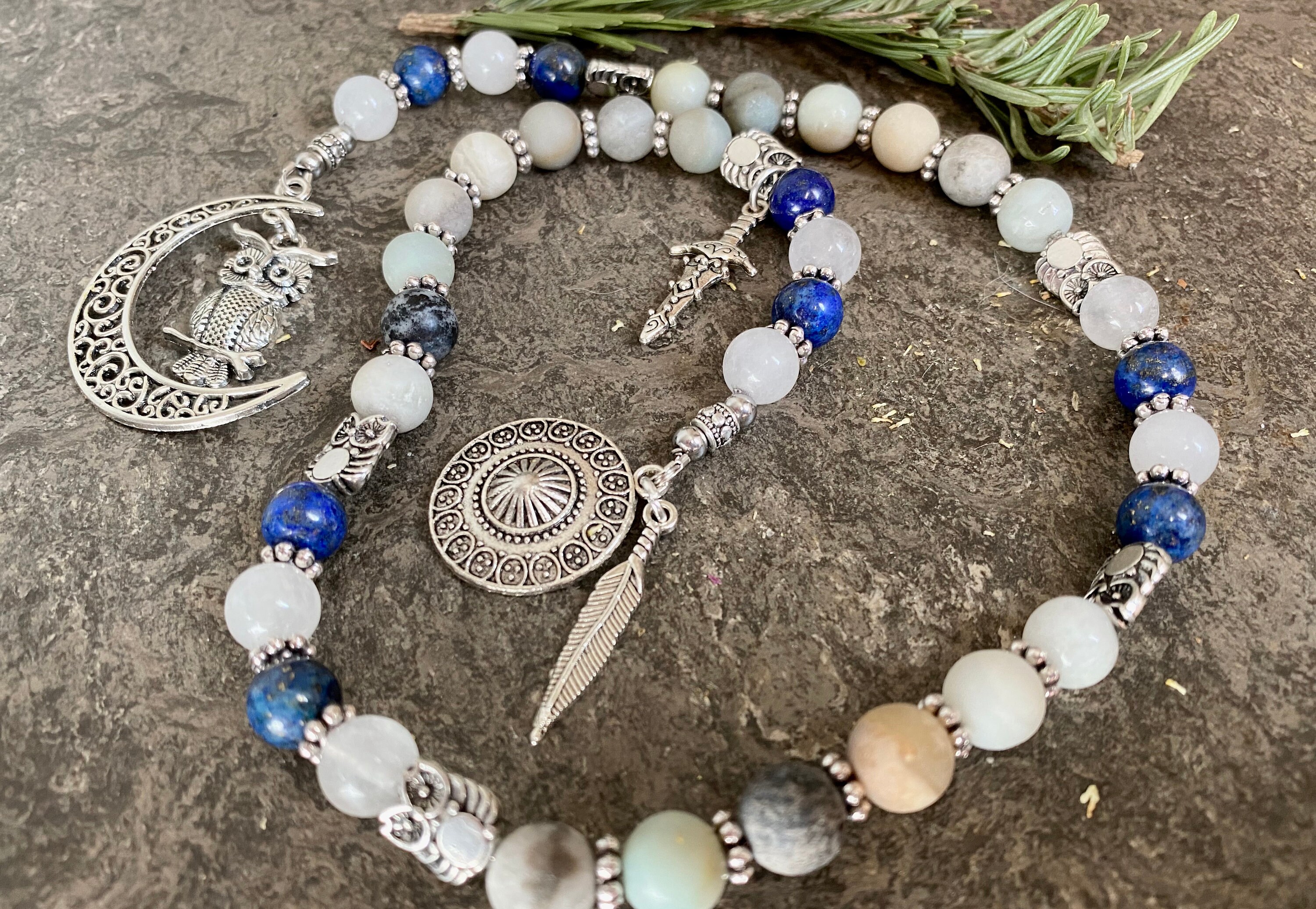 Athena Prayer Beads Goddess of Wisdom Goddess of War | Etsy