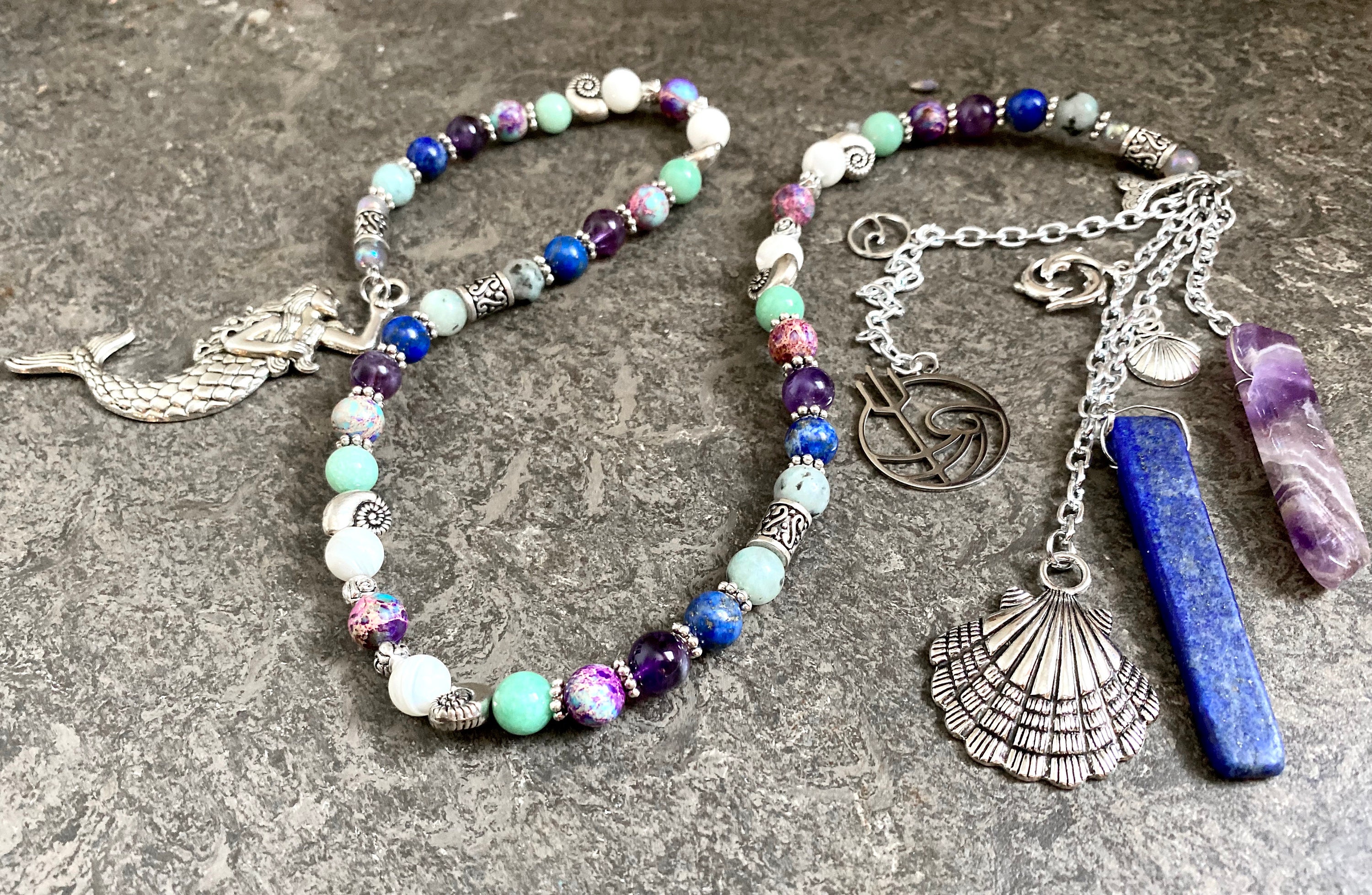 Amphitrite Greek Goddess Mermaid Prayer Beads, Greek Goddess of the Sea ...