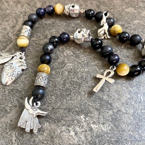 Anubis Prayer Beads, Pagan Prayer Beads, Egyptian Mythology, Anubis ...