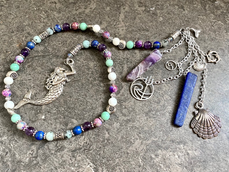 Amphitrite Greek Goddess Mermaid Prayer Beads, Greek Goddess of the Sea ...