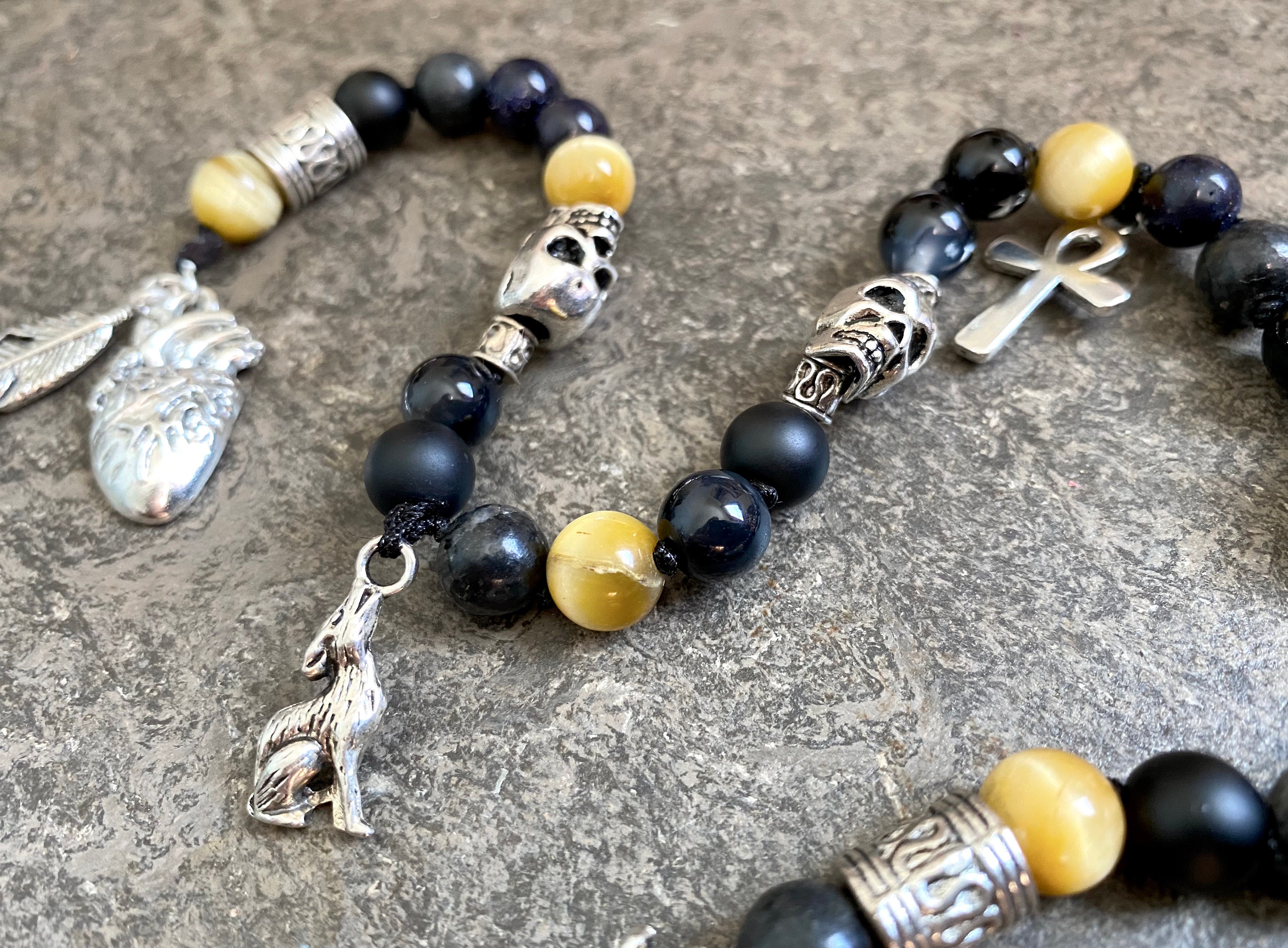 Anubis Prayer Beads, Pagan Prayer Beads, Egyptian Mythology, Anubis ...