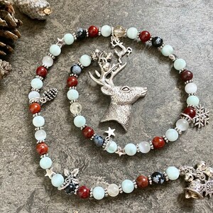 Yule Sabbat Prayer Beads, Yule Altar, Yule Decor, Wheel of the Year ...