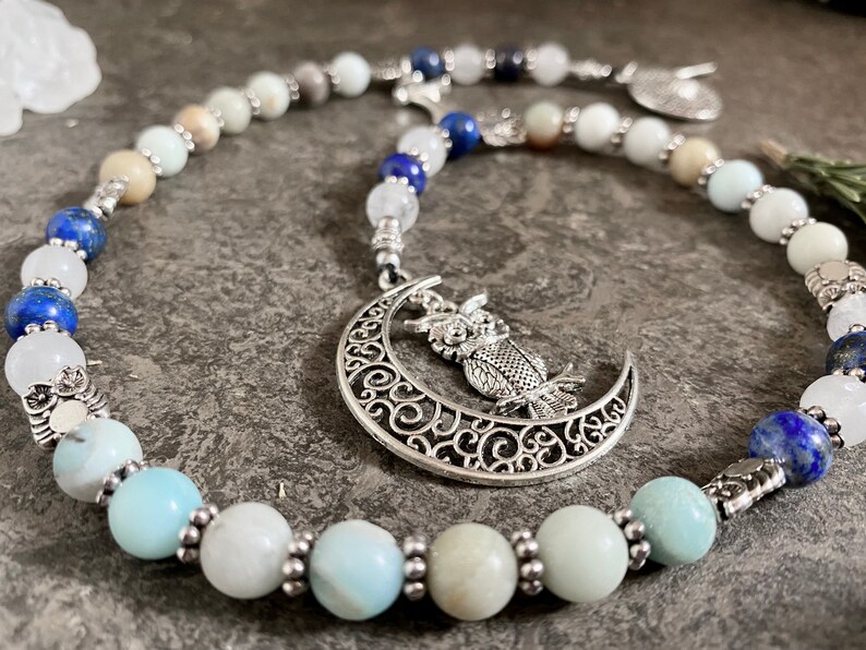 Athena Prayer Beads, Goddess of Wisdom, Goddess of War, Meditation Tool ...