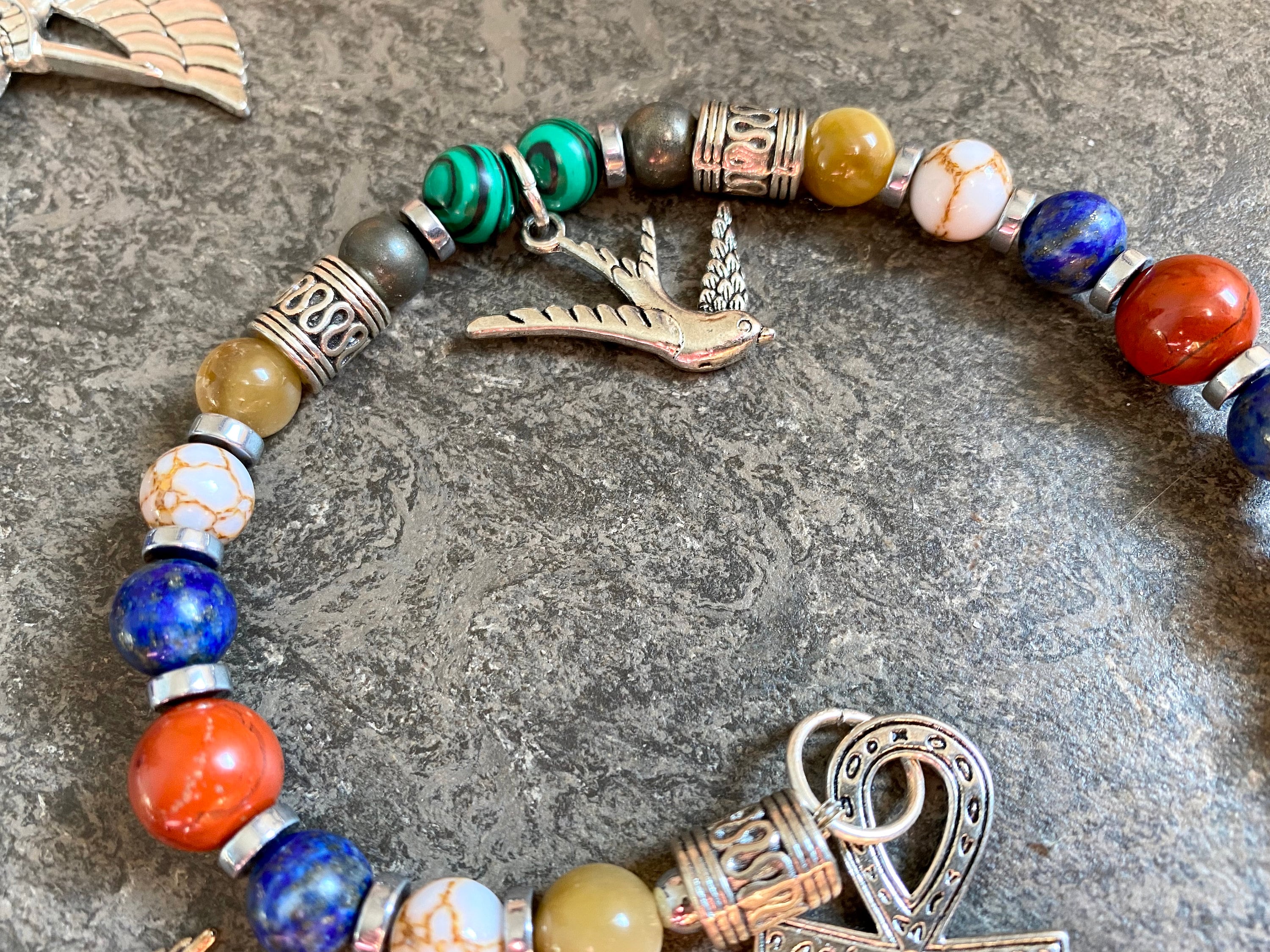 Isis Prayer Beads and Beaded Bracelet Aset Egyptian Goddess - Etsy