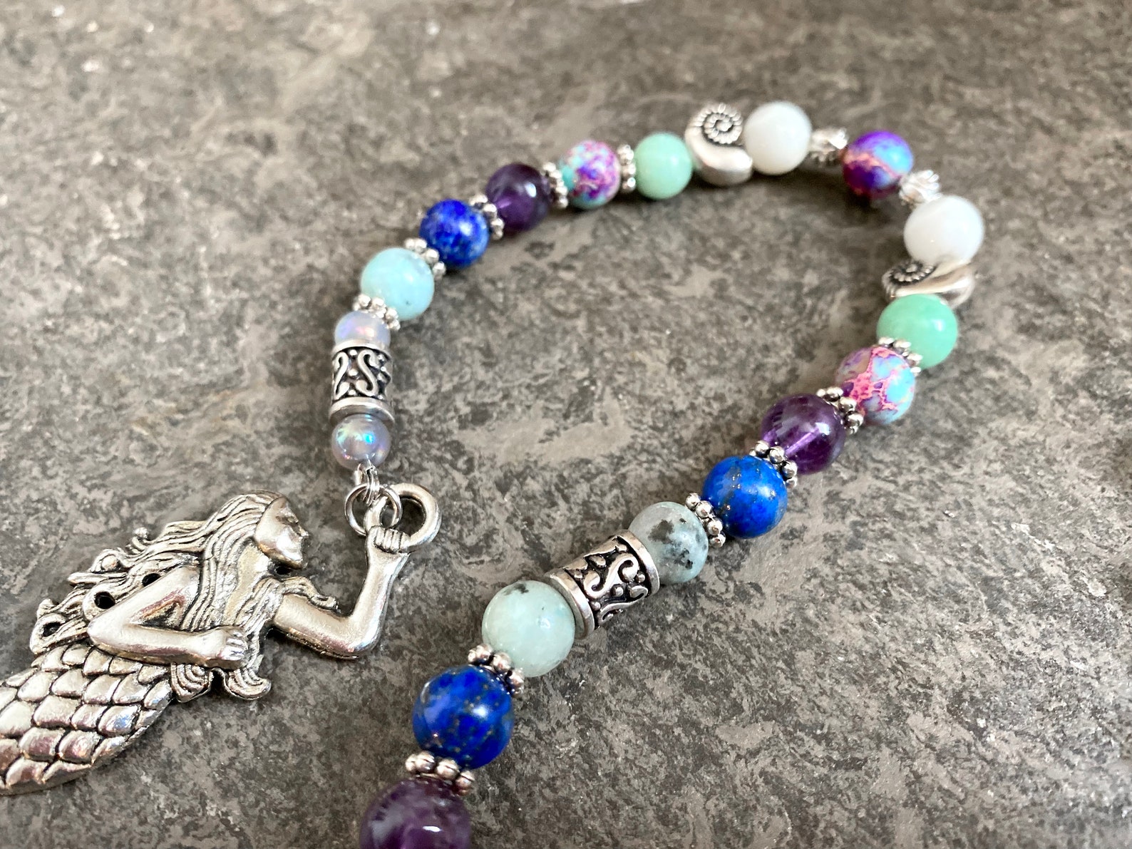 Amphitrite Greek Goddess Mermaid Prayer Beads Greek Goddess - Etsy
