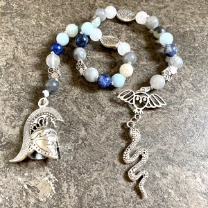 Athena Prayer Beads, Athena Altar, Goddess of Wisdom and War ...
