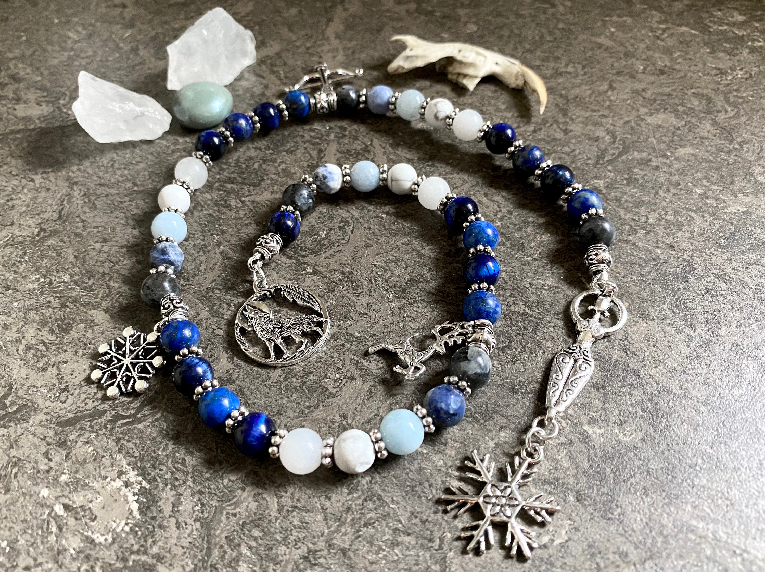 Skadi Norse Goddess Prayer Beads Goddess of Winter and the - Etsy