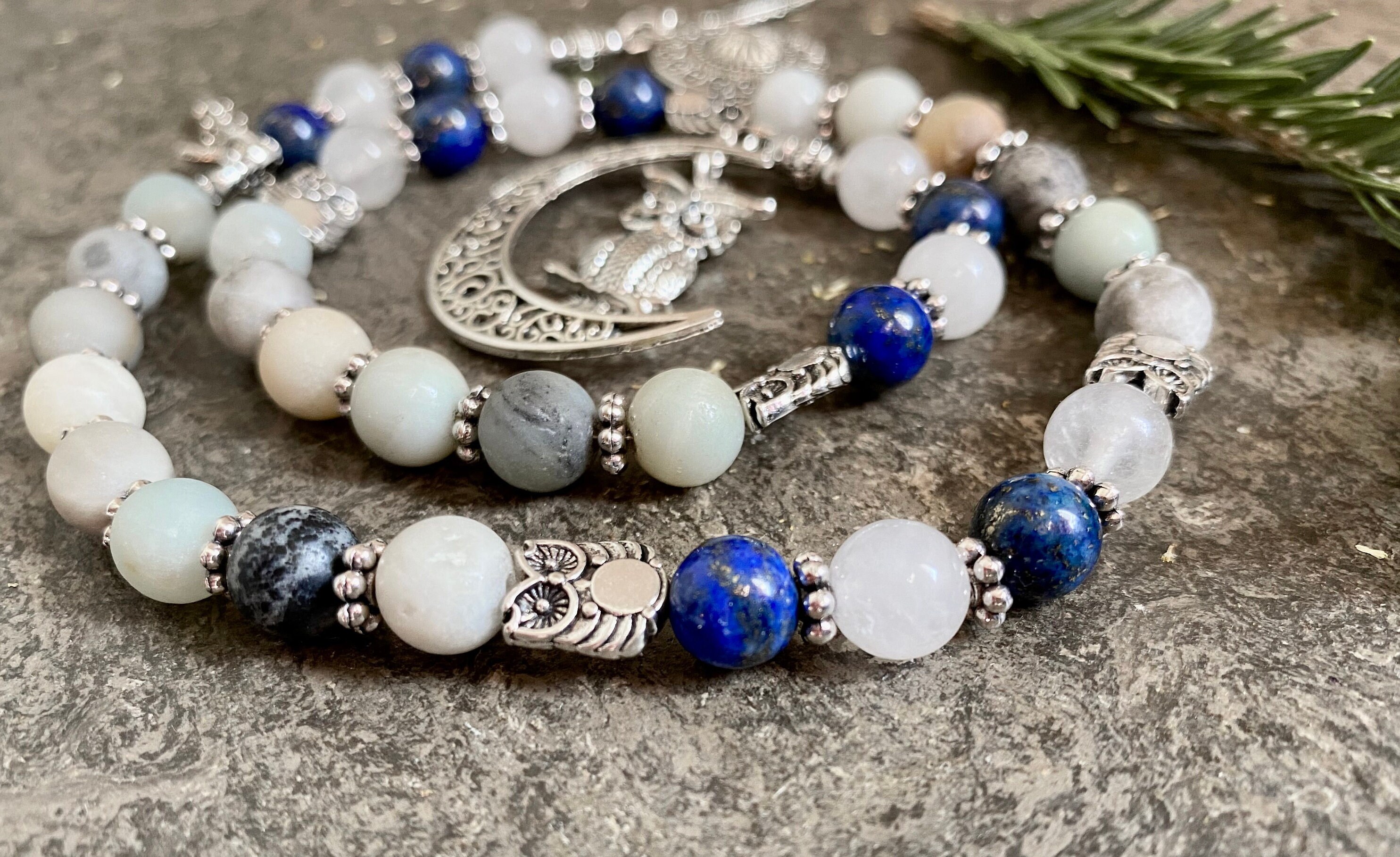 Athena Prayer Beads, Goddess of Wisdom, Goddess of War, Meditation Tool ...