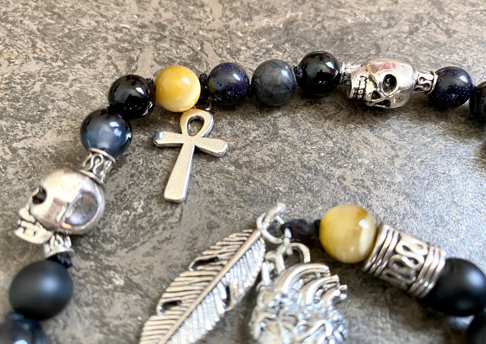 Anubis Prayer Beads, Pagan Prayer Beads, Egyptian Mythology, Anubis ...