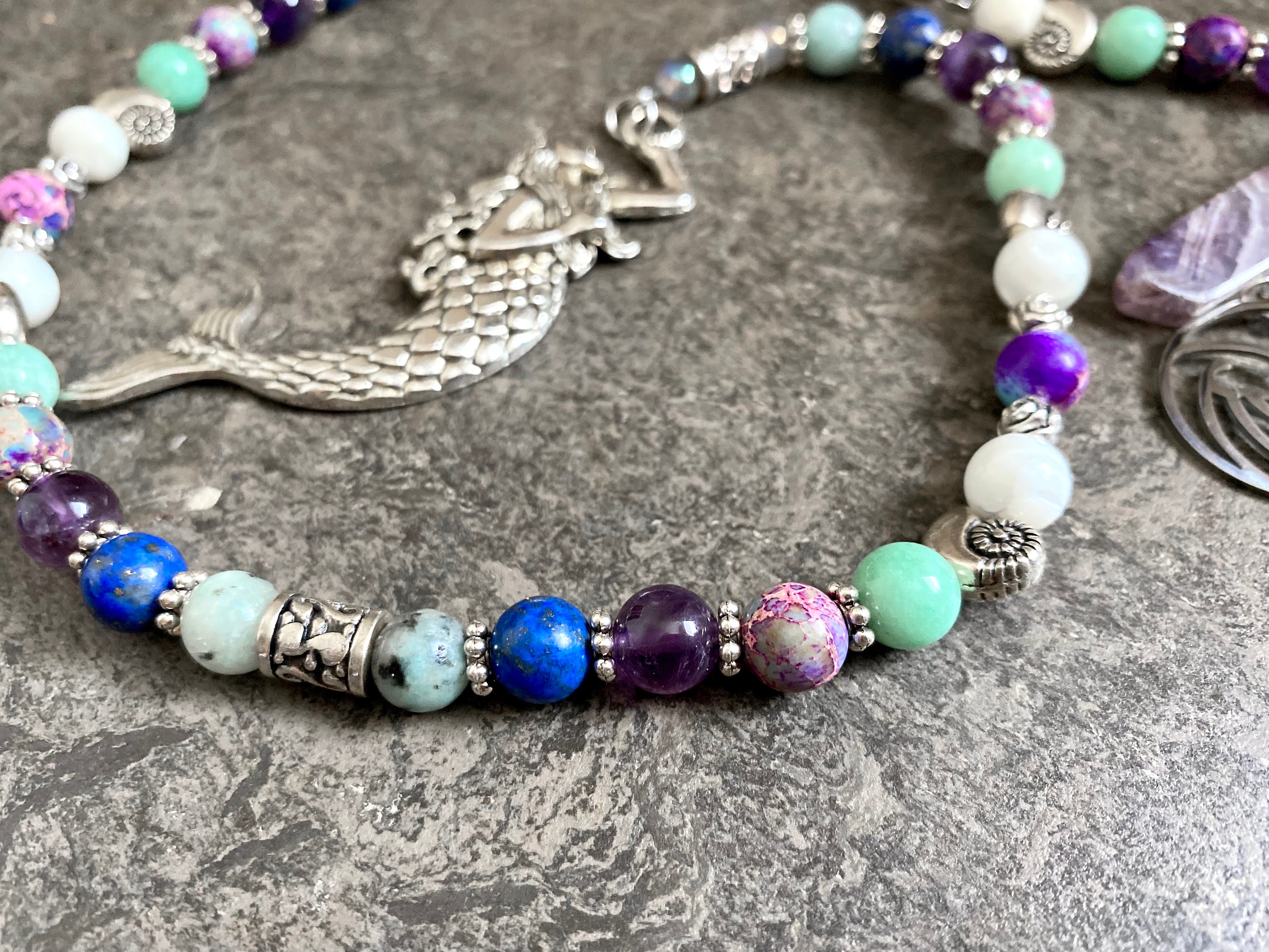 Amphitrite Greek Goddess Mermaid Prayer Beads, Greek Goddess of the Sea ...