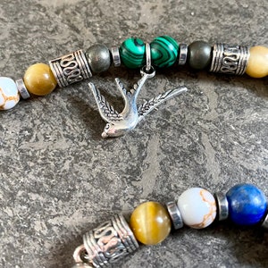 Isis Egyptian Goddess Prayer Beads, Winged Goddess Isis, Meditation ...