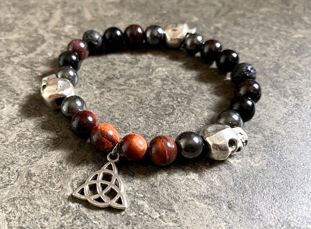 Morrigan Goddess Devotional Goddess Bracelet, Triquetra Bracelet ...