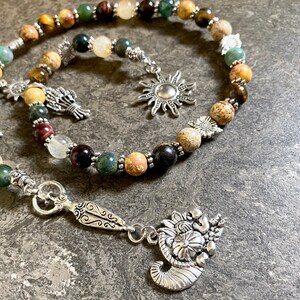 Lammas Prayer Beads, Wheel of the Year, Lammas Altar, Lughnasadh Decor ...