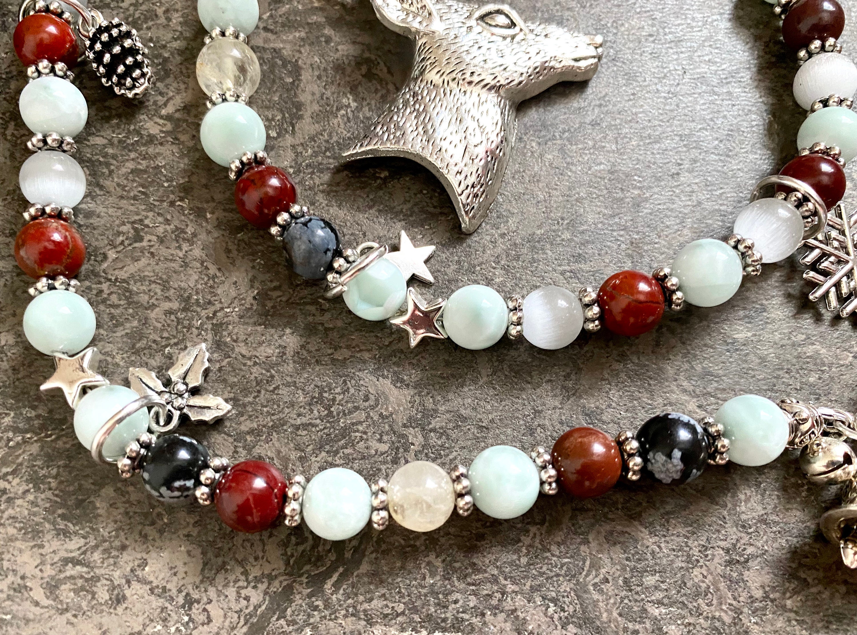 Yule Sabbat Prayer Beads Yule Altar Yule Decor Wheel of the - Etsy