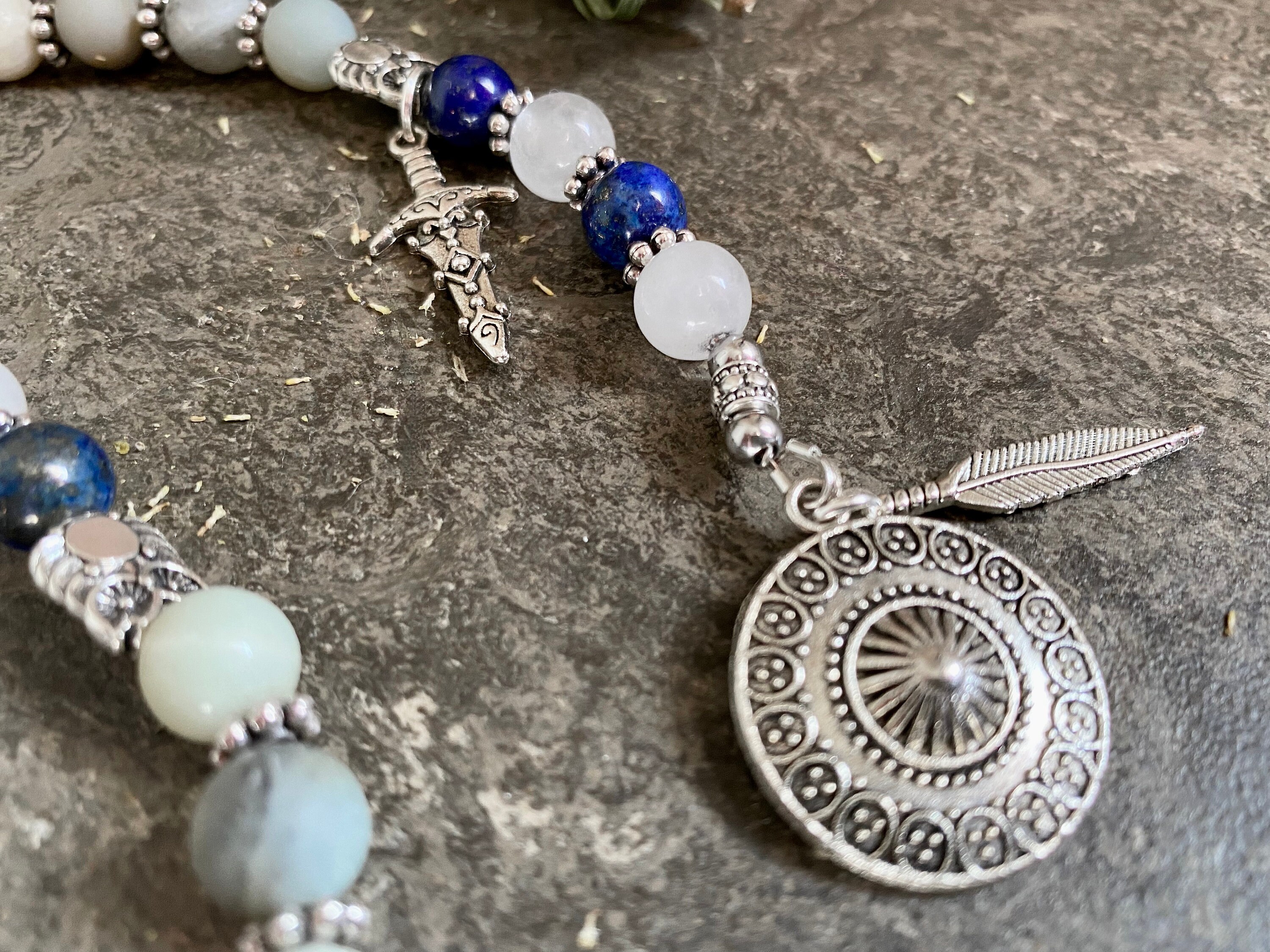 Athena Prayer Beads Goddess of Wisdom Goddess of War | Etsy