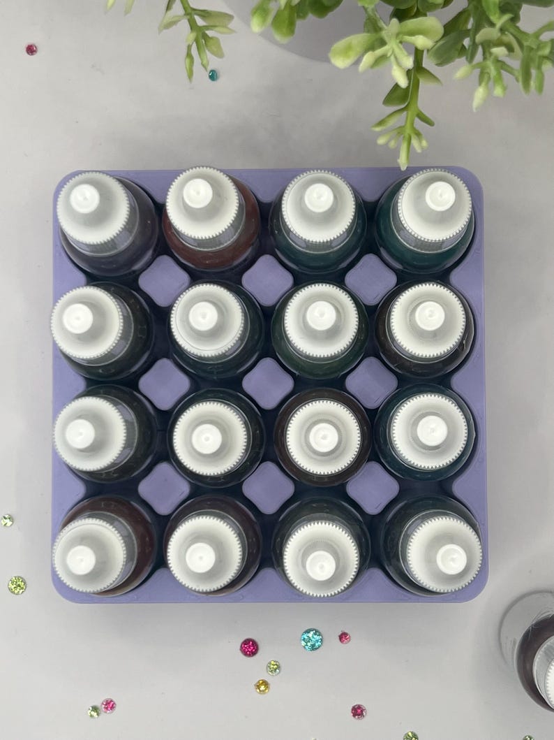Reinker /bottle Storage Caddy - Holds 16 - Etsy
