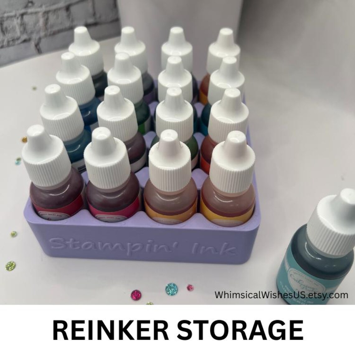Reinker /bottle Storage Caddy - Holds 16 - Etsy