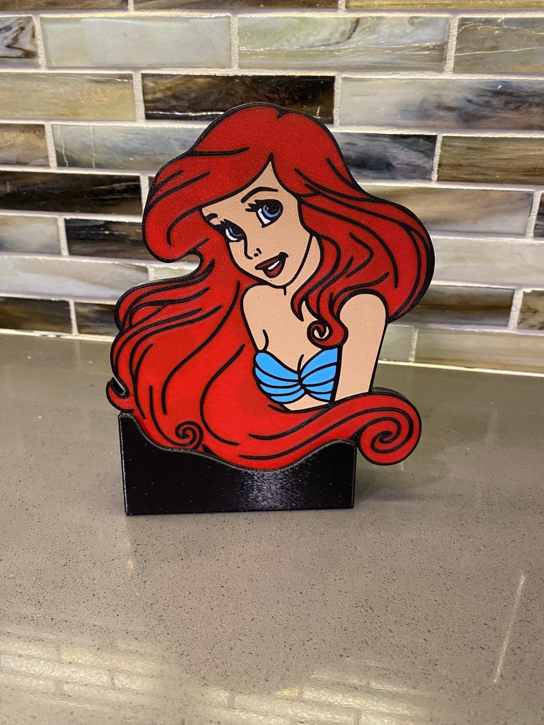 Ariel the Little Mermaid Magnetic Die Cutting Stand or Tool Holder. - Etsy