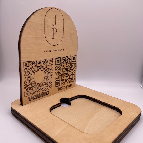 Qr Code Square Reader Display Stand - Etsy