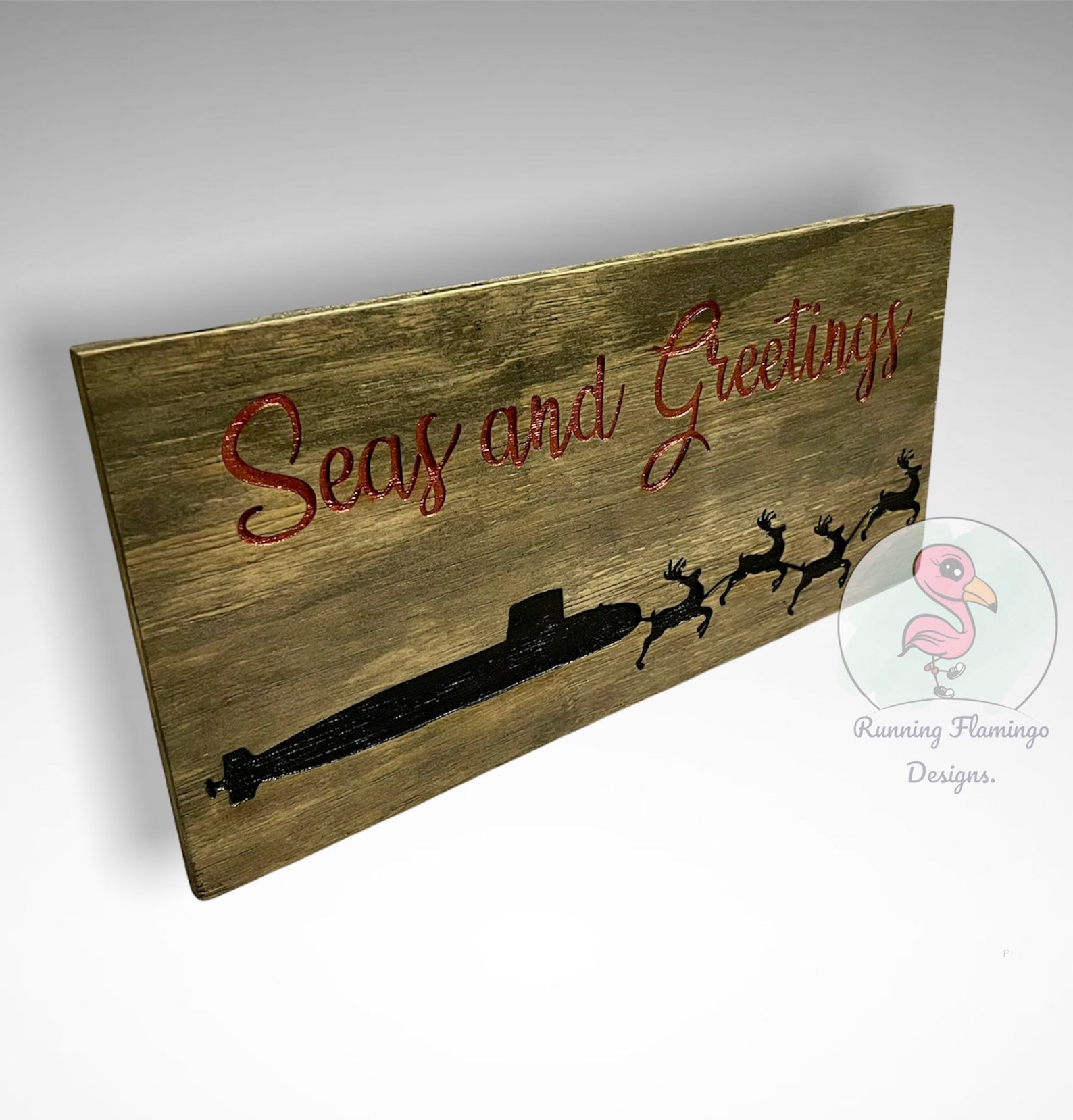 Seas and Greetings Sub Sign Submarine Navy Submarine - Etsy