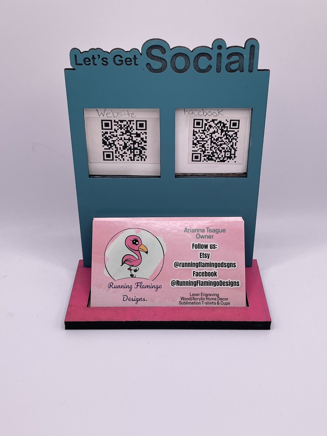Business Card Qr Holder, Small Business, Card Holder, QR Code, QR Code ...