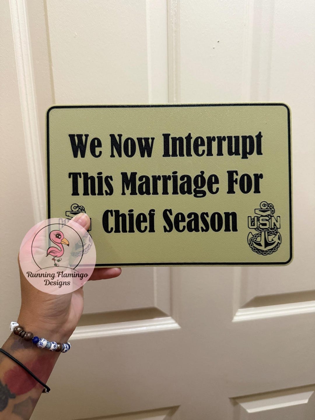 Chief Season Sign, Marriage Sign, Navy Chief, Navy Spouse, Sign for ...