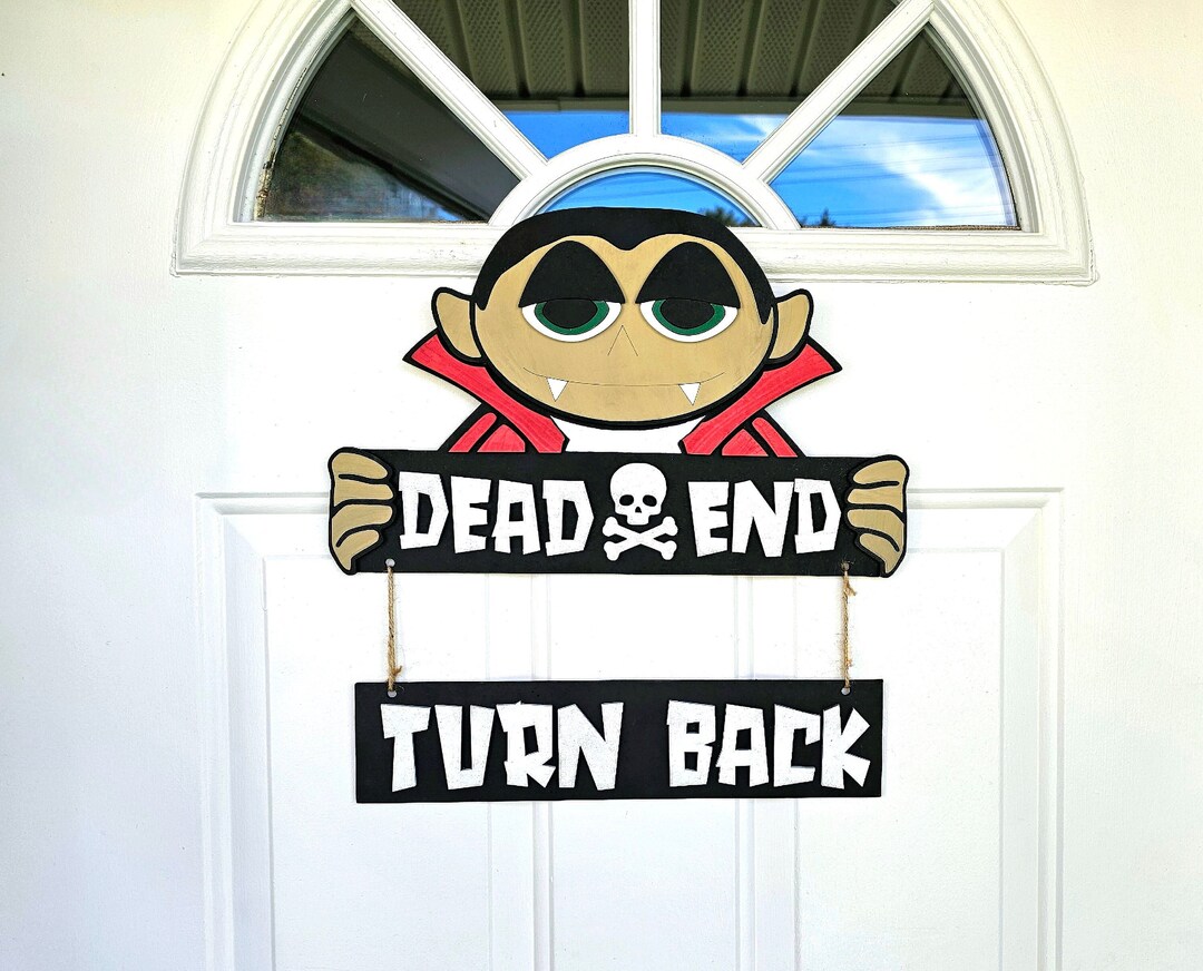 Vampire Door Sign, Door Hanger, Vampire Sign, Dracula Sign, Wood Sign ...