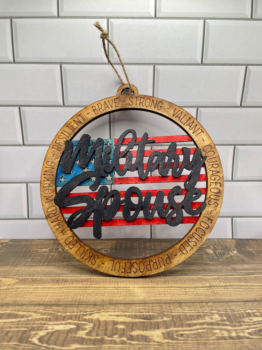 Military Spouse Layered Sign, Navy Wife, Military Family, Navy Spouse ...