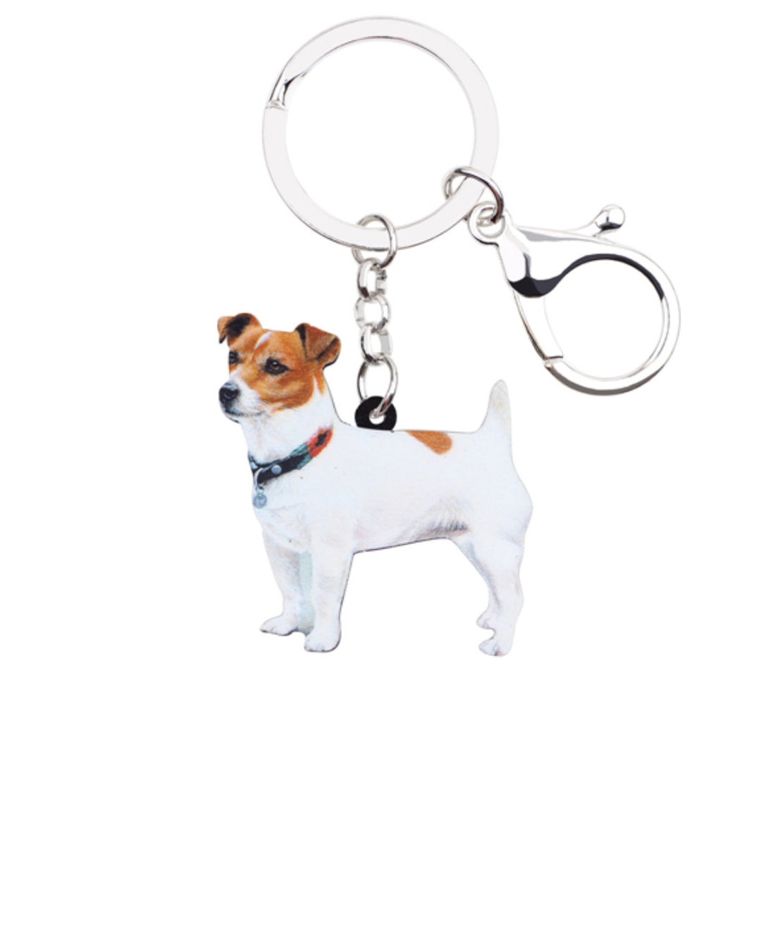Jack Russell Jewelry Jack Russell Keychain Necklace Jack Russell Art ...