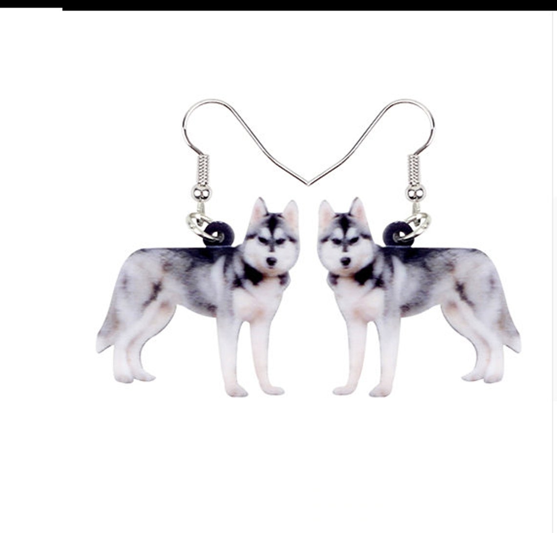 Siberian Husky Jewelry Siberian Husky Necklace Siberian - Etsy