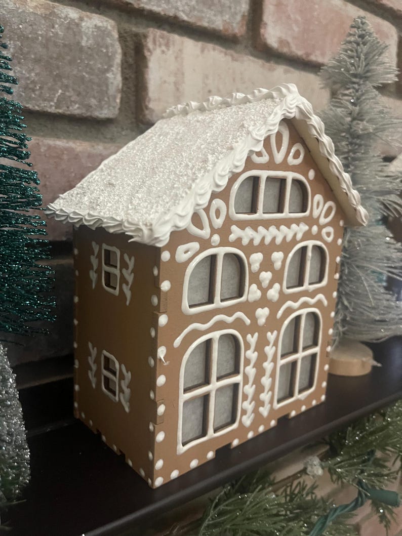 Gingerbread Village (set of 3) - Etsy