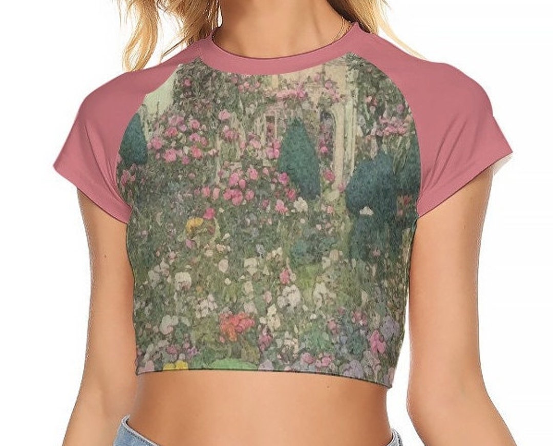 Women's Raglan Cropped T-shirt - Etsy
